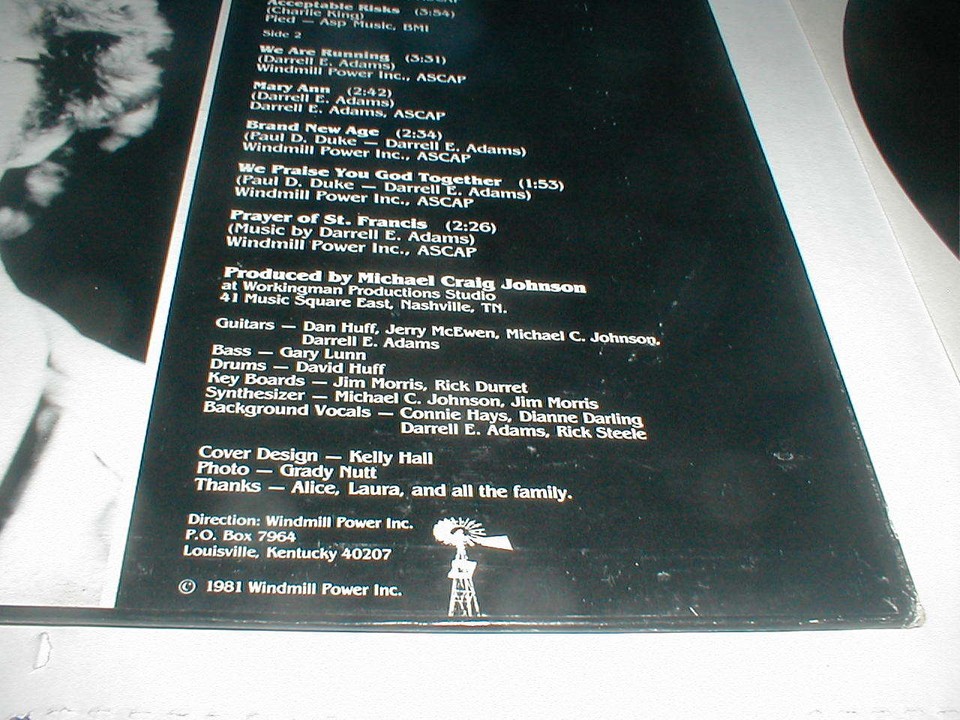 Darrell Adams GOD What A World LP 1981 Private SSW Xian Christian CCM ...