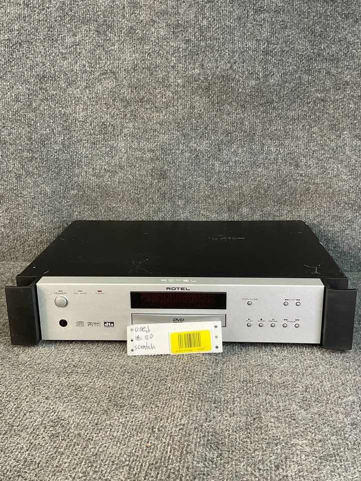 Rotel RDV-1060 Player 🎶 DVD-A CD Dolby Digital DTS – No Remote – Tested ...