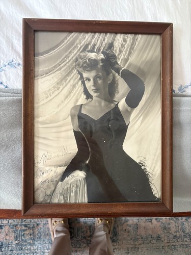 Judy Garland Autographed Studio Portrait - Rare - Early Years - Price ...