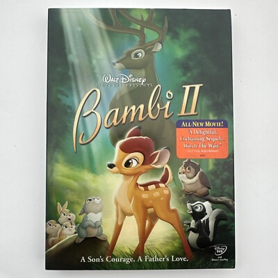 BAMBI 2 Disney DVD Beautiful Slipcover Sealed Movie Great Disney ...