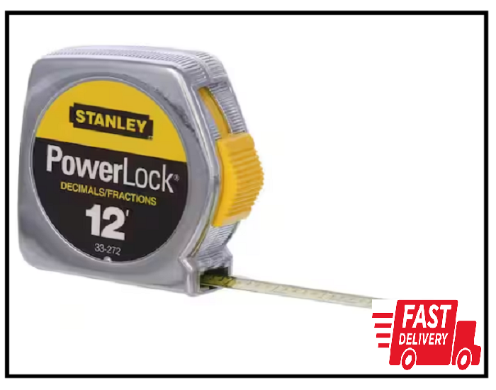 12 Ft. Powerlock Tape Measure W/ Decimal Scale | Stanley X Engineer's ...