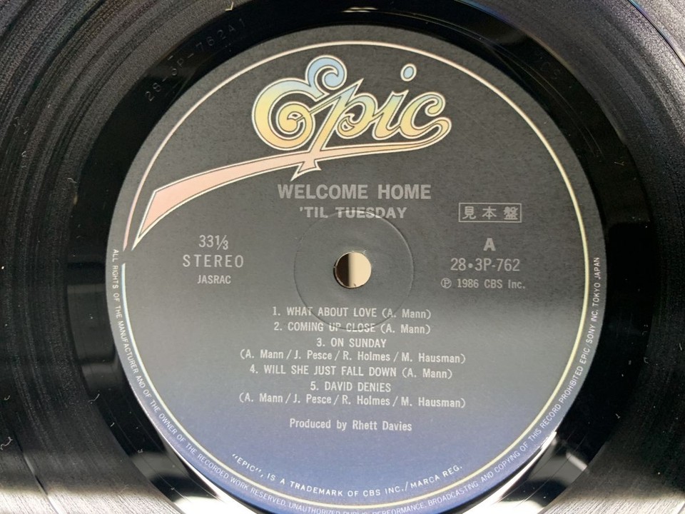 Til Tuesday Welcome Home Japan LP [47901ER] | eBay