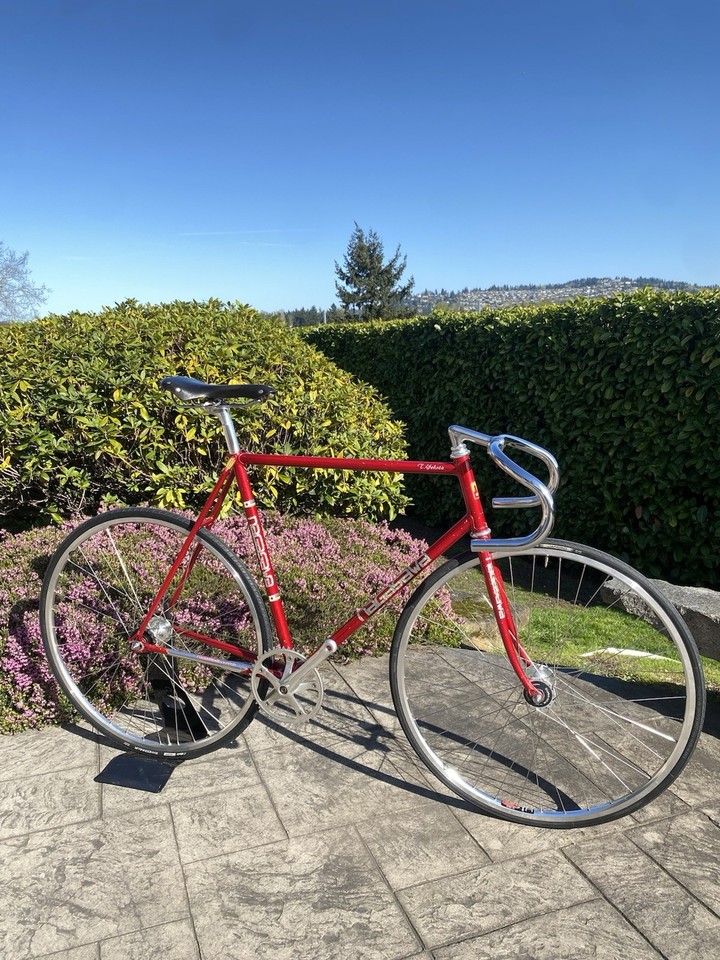 Stunning 2002 NAGASAWA SPECIAL NJS Keirin Track Bike Red Candy Sparkle (56) | eBay
