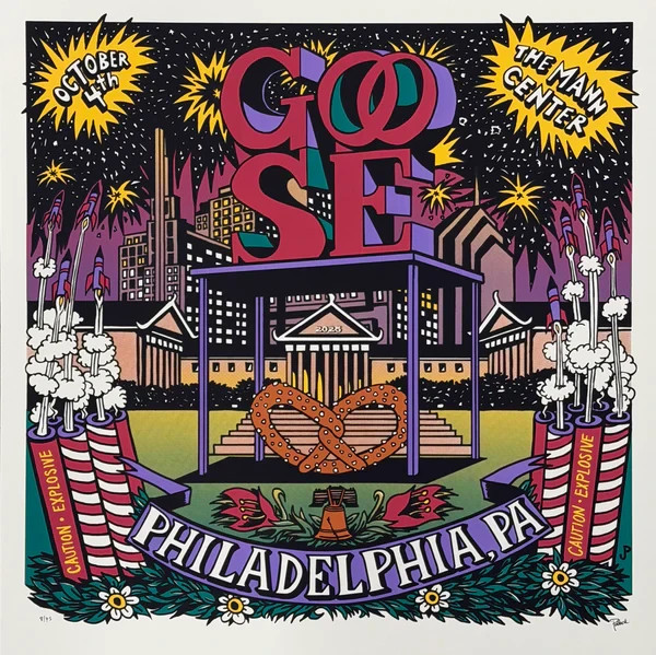 Jim Pollock "GOOSE @ The Mann Center" Web Edit Philadelphia Web Variant ...