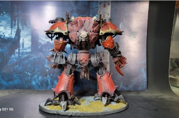 For Warhammer 40k chaos knight World Eaters khorne miniatures painted ...