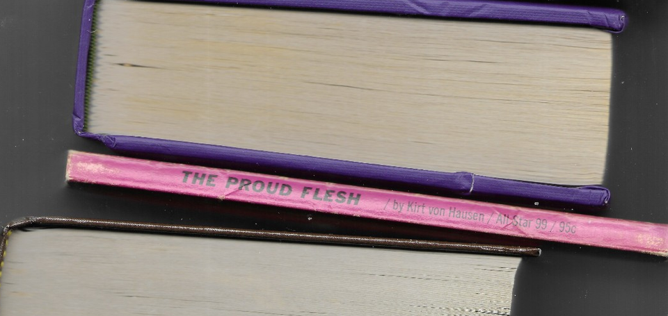 THE PROUD FLESH by Kirt von Hausen ALL STAR BOOKS VINTAGE SLEAZE 1966 ...