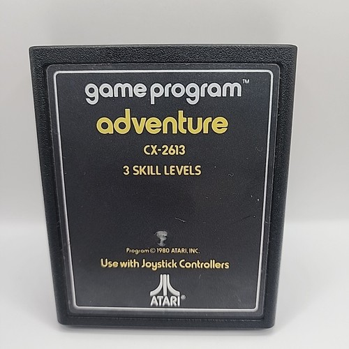 Atari 2600 ADVENTURE Game program CX-2613 3 Skill Levels *Rarest* (1980 ...