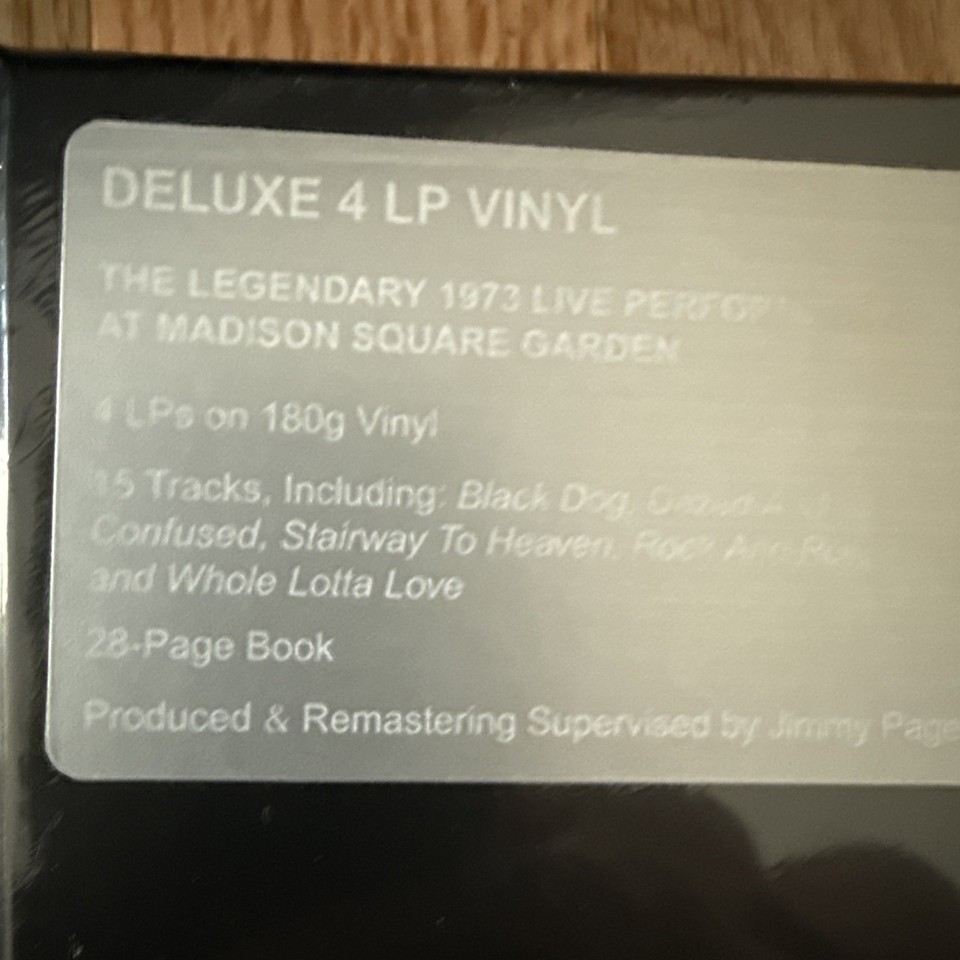 Led Zeppelin The Song Remains The Same (Deluxe 4 LP Box Set) | eBay UK