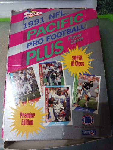1991 NFL Pacific Pro Football Plus Box - 36 Sealed Packs | eBay