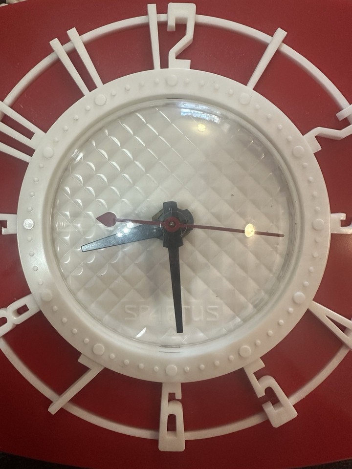 Vintage 1950’s Spartus Kitchen Wall Electric Clock Model 501 New Box ...