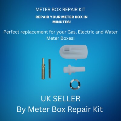 GAS ELECTRIC METER BOX LATCH/LOCK REPAIR KIT FOR BROKEN METER DOORS ...