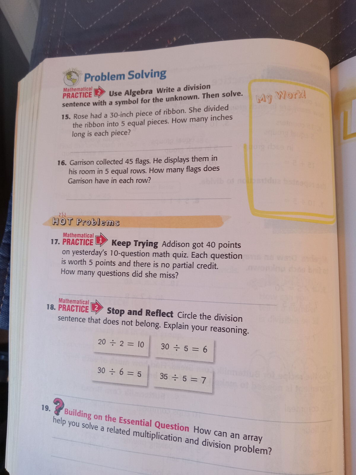 3rd Grade McGraw Hill My Math Volume 1 Student Book New and unused ...