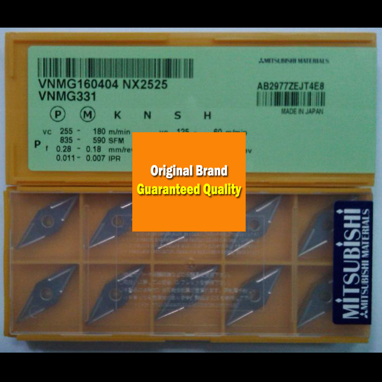 10PCS in BOX Original MITSUBISHI VNMG160404 NX2525 VNMG331 Carbide ...