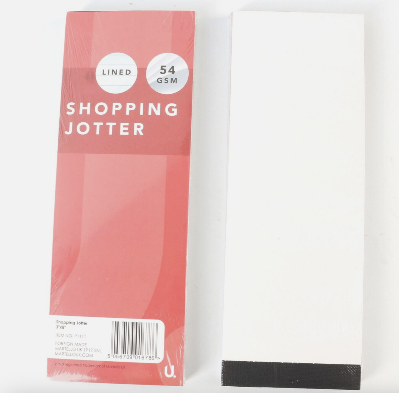 Shopping Jotter List Making Memo Pad Lined Notepad Ruled Paper Notes ...