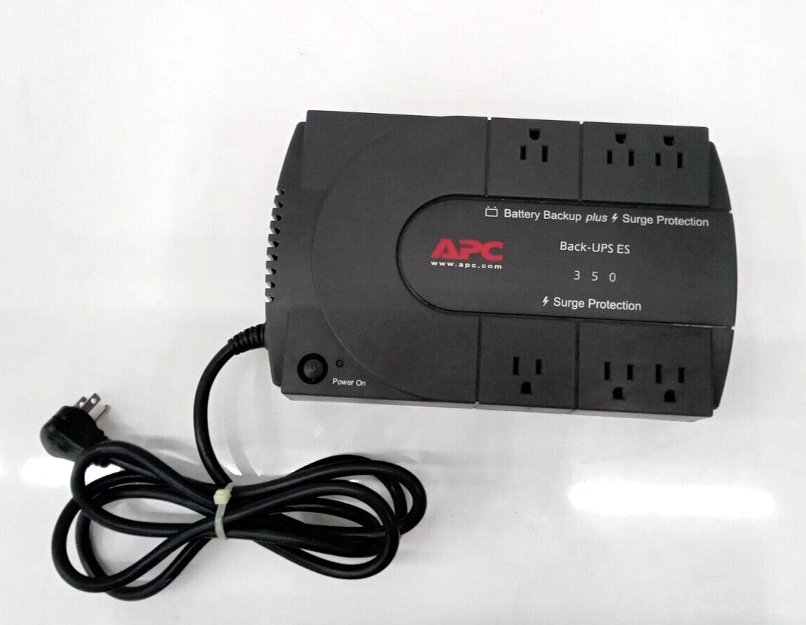 APC Back-ups ES 350 8-outlet Battery Back up Surge Protector Be350r I ...