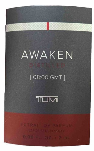 TUMI AWAKEN + Distilled Men Cologne EDP Samples .06 Fl oz/2ml Travel ...