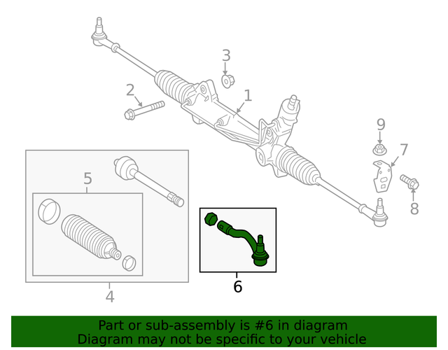 Mercedes-Benz 9064600348 Genuine OEM Outer Tie Rod for sale online | eBay