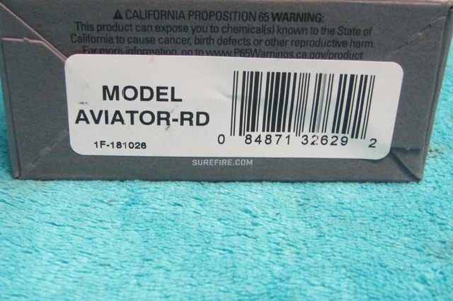 SureFire AVIATOR-RD Flashlights with Dual Output for sale online | eBay