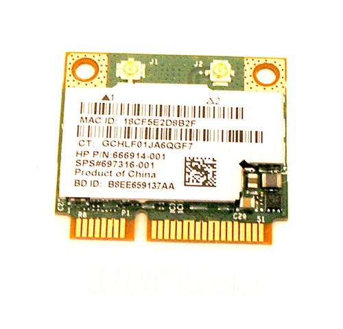 Genuine HP 666914-001 697316-001 BCM943228HMB Laptop Wireless Wifi Card ...
