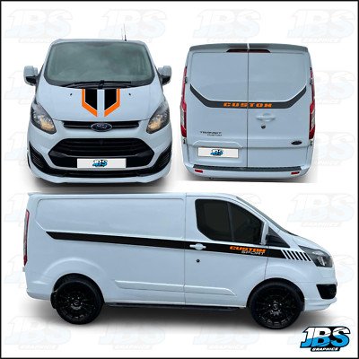 Ford Transit Custom FULL Vinyl Graphics Barn Door Sport Van Stickers ...
