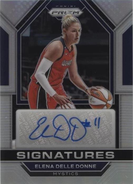2023 Panini Prizm WNBA - Signatures Elena Delle Donne #SG-EDD Silver ...