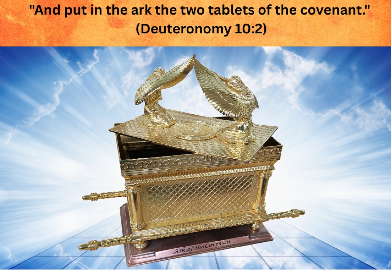 XXX Large Ark Of The Covenant Jewish Judaica Ark Of God 10 Commandment ...