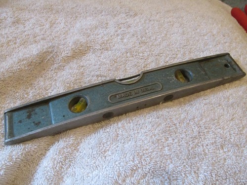 Green Aluminum 9" Torpedo Level Vintage Made in USA Tool | eBay