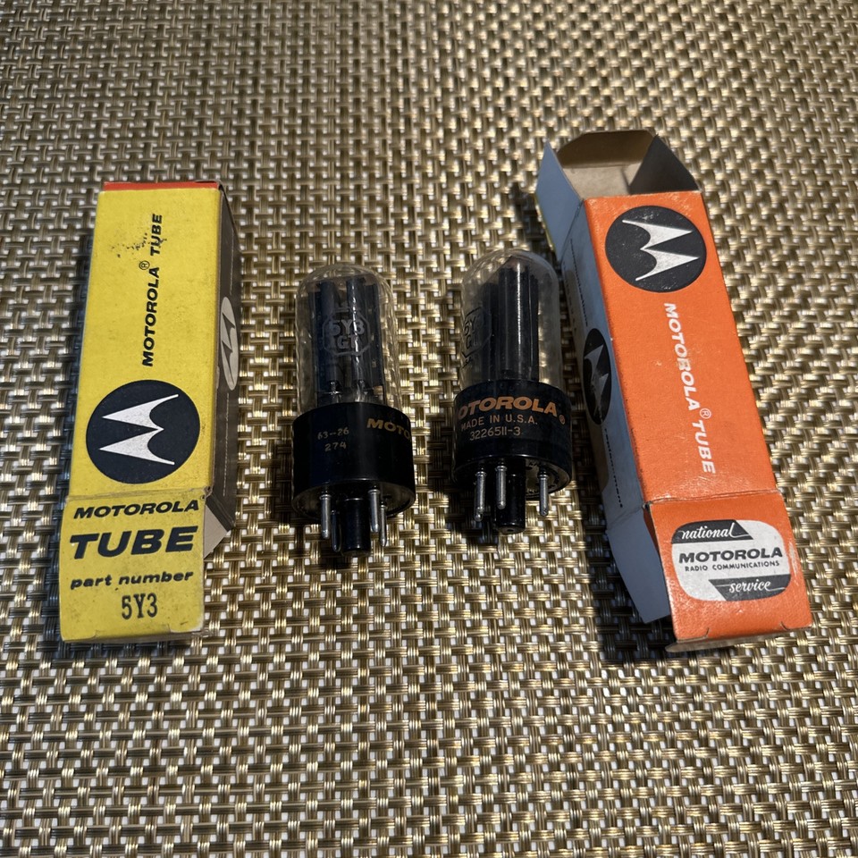 5Y3 Vacuum Tube Electron Switch Rectifier Motorola Vintage Radio Tested ...