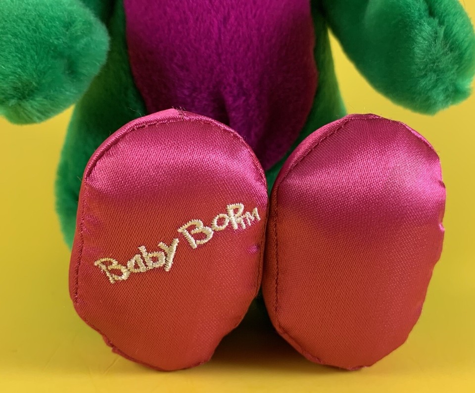 BARNEY THE DINOSAUR BABY BOP TALKING SINGS RED WAGON STUFFED ANIMAL ...