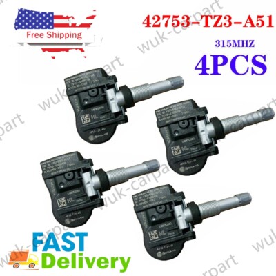 For Honda Acura Part No 42753-TZ3-A51 OEM Tire Pressure Monitor 315MHz ...