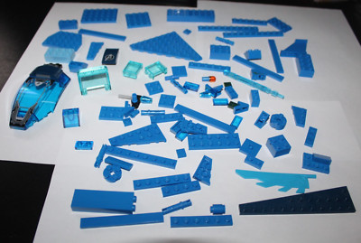 Huge Lego Brick Lot Special Pieces Assorted Clear Blue Accessories ...