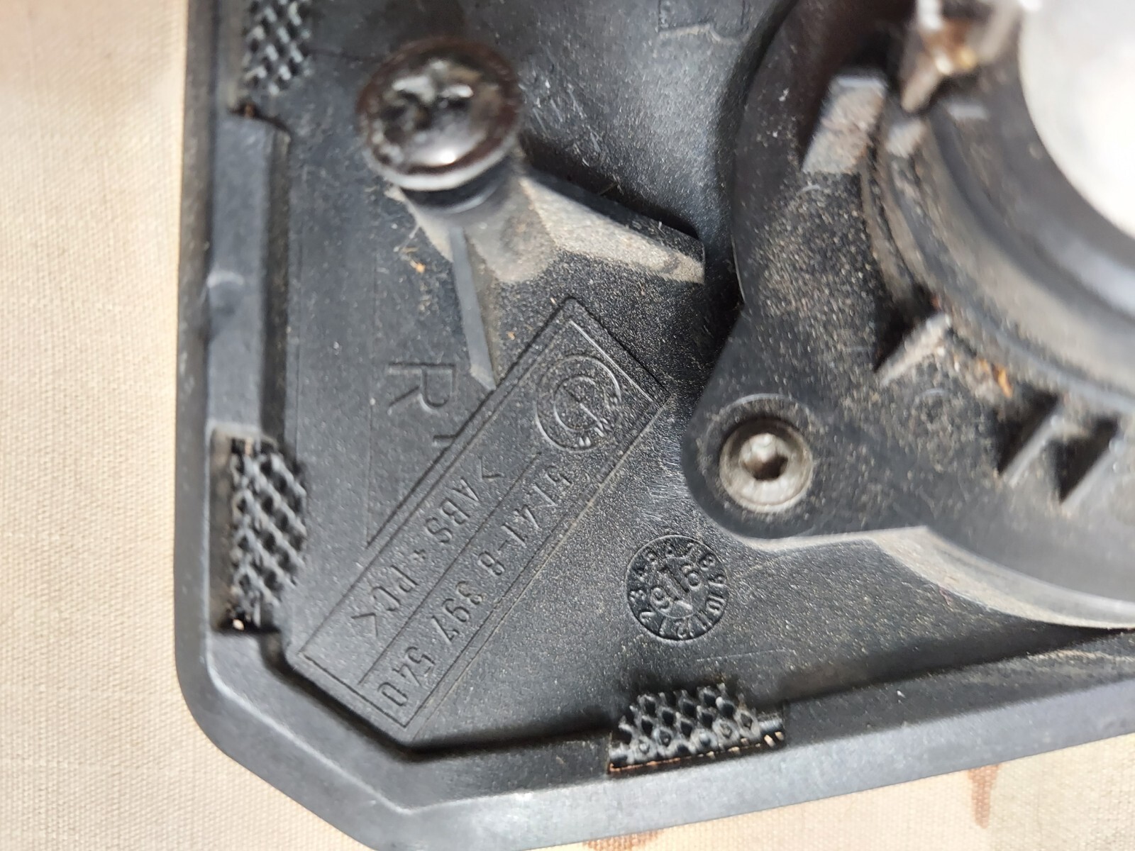 96-02 BMW Z3 E36 DOOR PANEL SPEAKER TWEETER COVER WITH TWEETERS SET OEM ...