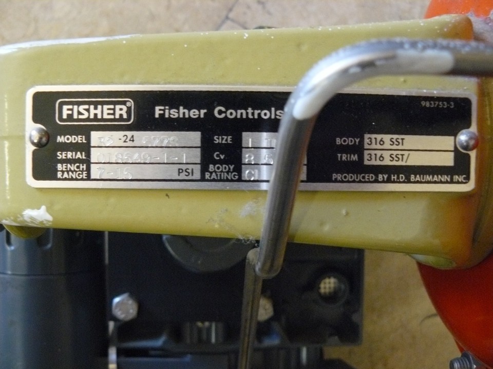 FISHER CONTROLS 32-24-577S CONTROL VALVE | eBay