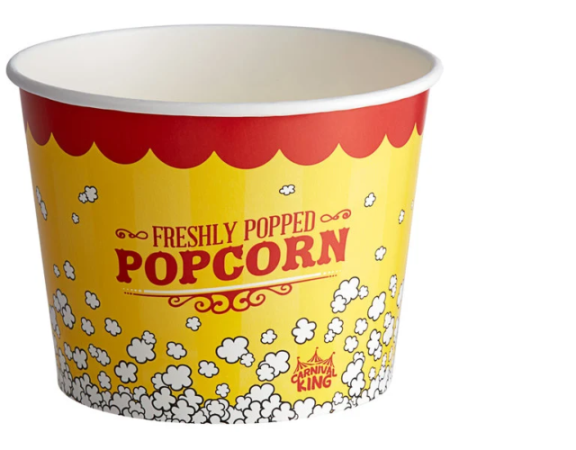 Carnival King Popcorn Bucket 85 Oz (Case of 150) for sale online | eBay