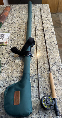 Cabelas Genesis Fishing rod 9ft two piece with Genesis reel + hard case ...