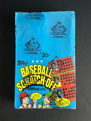 1981 Topps Baseball Unopened Scratch-Offs Wax Box BBCE Wrapped | eBay