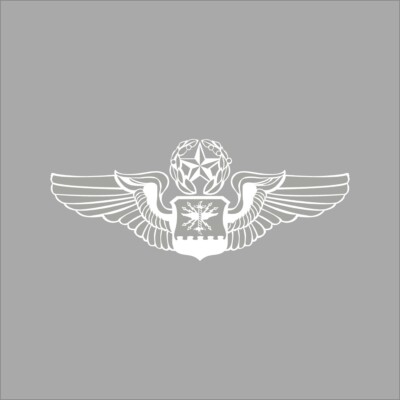 US Air Force Master Navigator Wings Military 1 Color Window Wall Vinyl ...