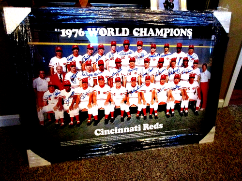 1976 (Reds)Big Red Machine 24x36 Signed Photo/Poster Pete Rose,,etc-JSA ...