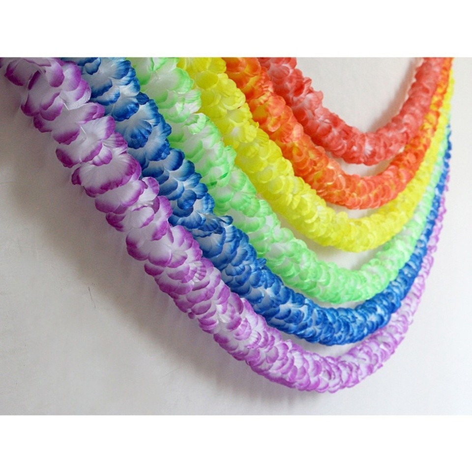 6 Pcs Hawaiian Luau Party Supplies Theme Decorations Garland Banner ...