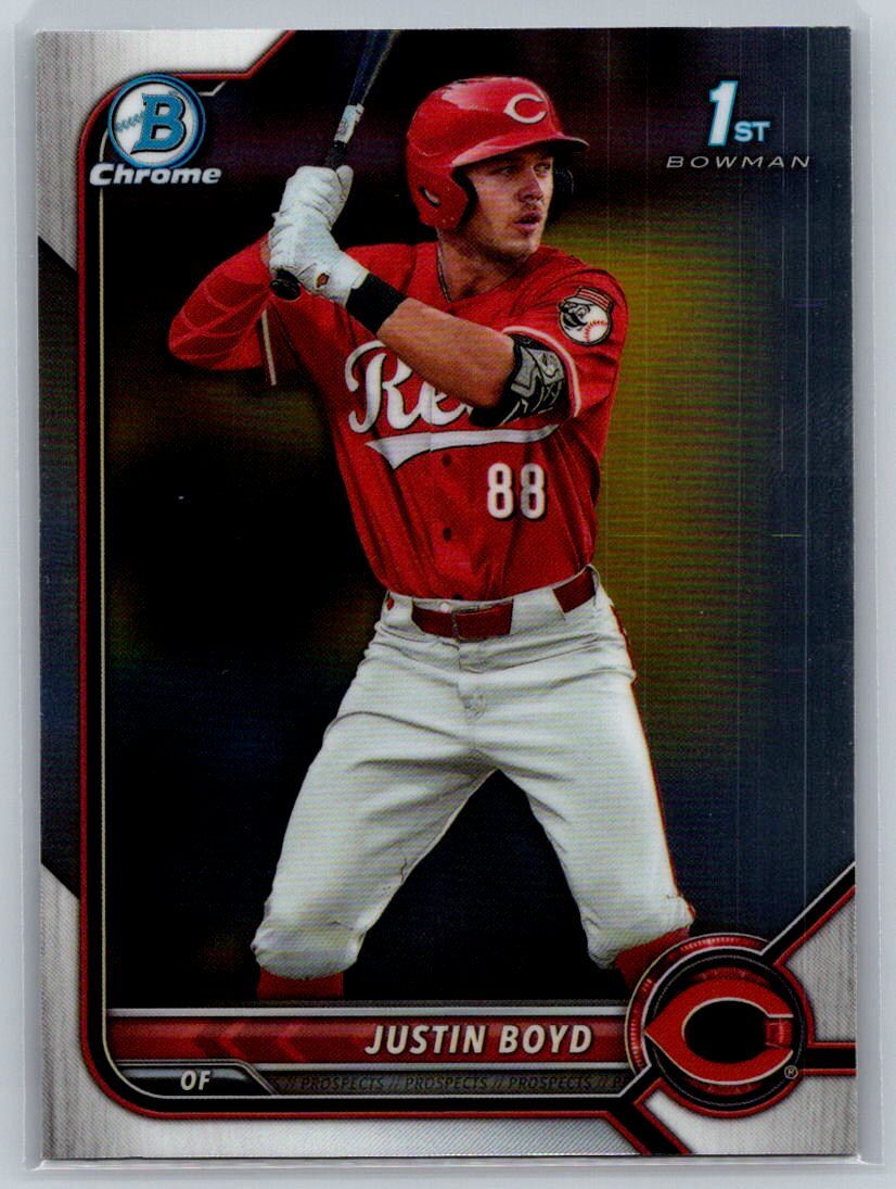 2022 Bowman Chrome #BDC-13 Justin Boyd REDS (B) | eBay