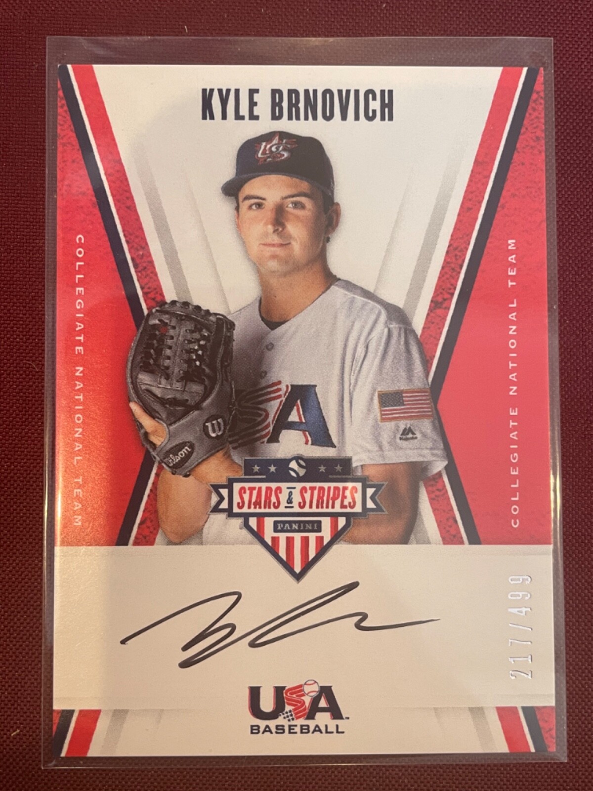 2019 Panini Stars and Stripes Signatures Auto /499 Kyle Brnovich | eBay
