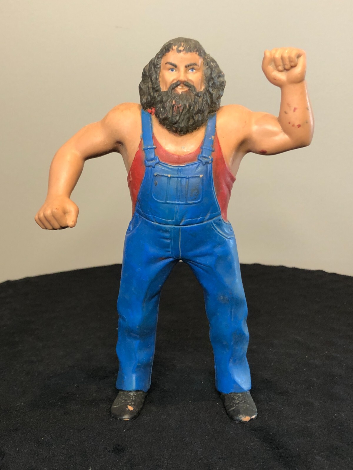 Vintage 1984 WWF LJN Hillbilly Jim Rubber Action Figure, Titan Sports 7 ...