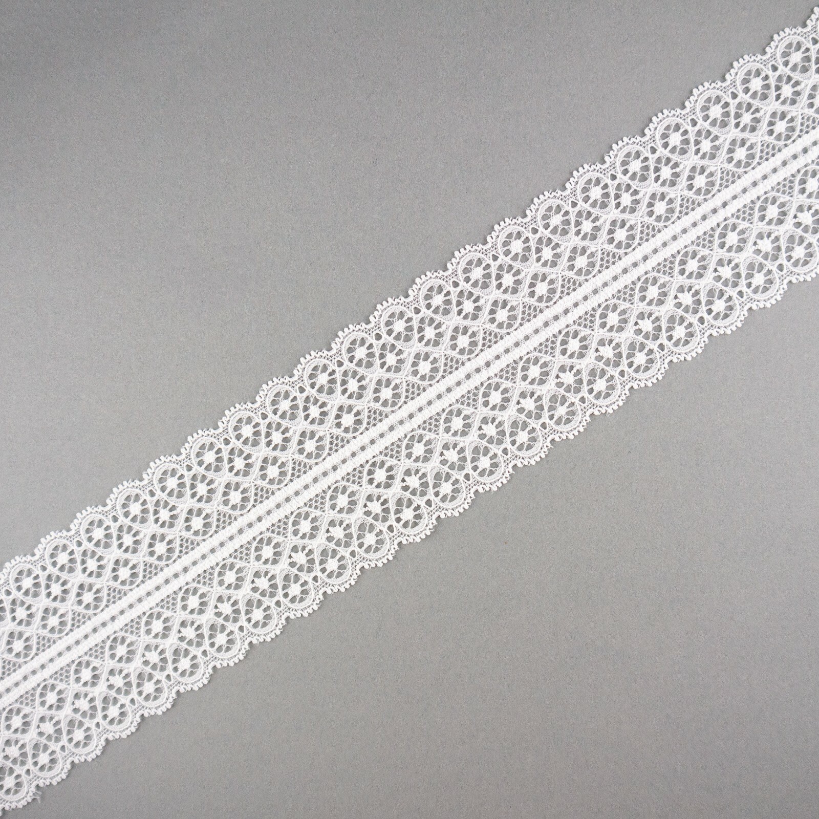 Spitzenborte elastisch Elastik-Spitze Band Borte Ivory Brautkleid ...