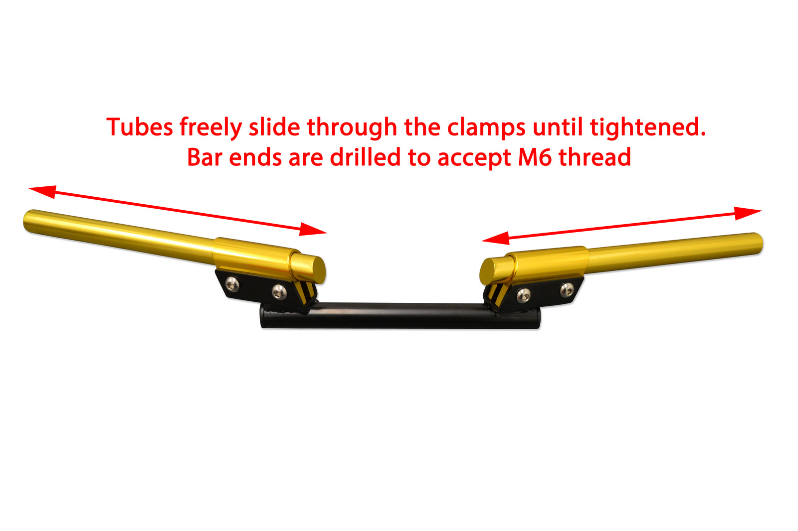 Motorbike Handlebars 22mm 7/8" for Yamaha Fazer FZ 600 800 1000 ...