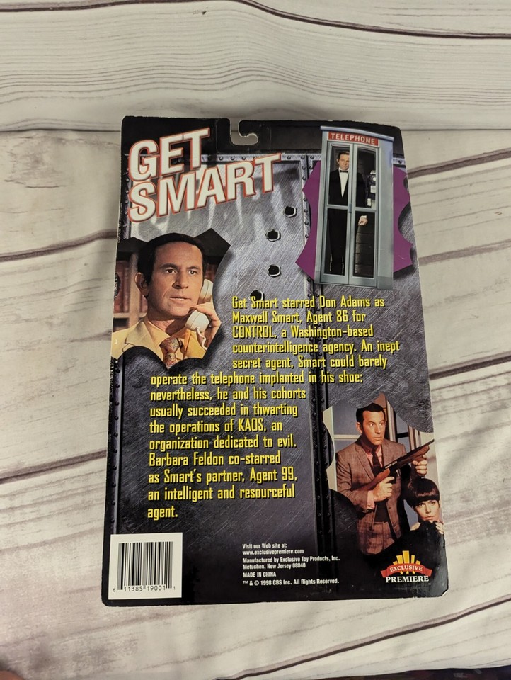 Exclusive Premiere Limited Edition Get Smart Action Figure Agent 99 New ...