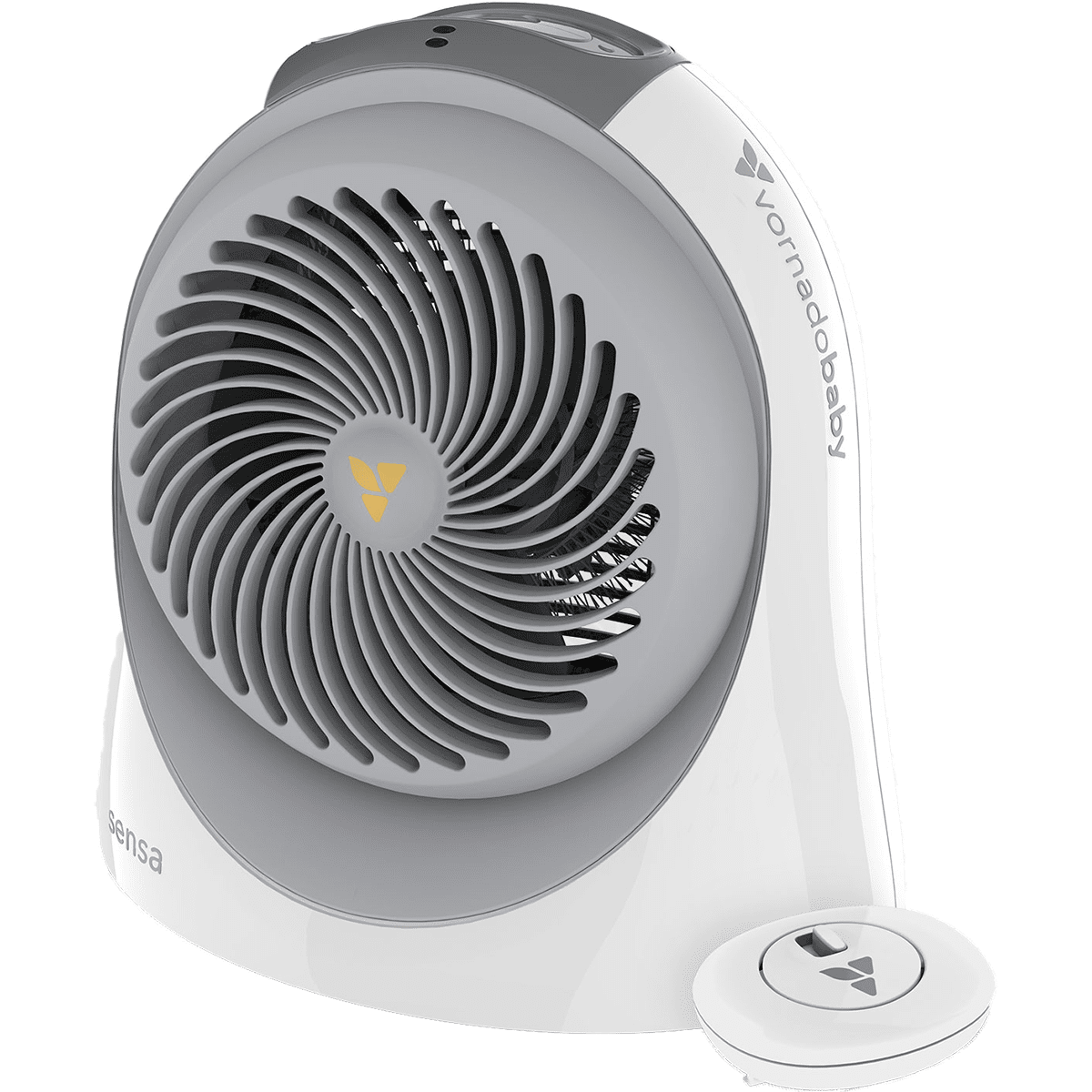 VornadoBaby Tempa Nursery Heater Fan w/ Crib Sensor Remote Ice White ...