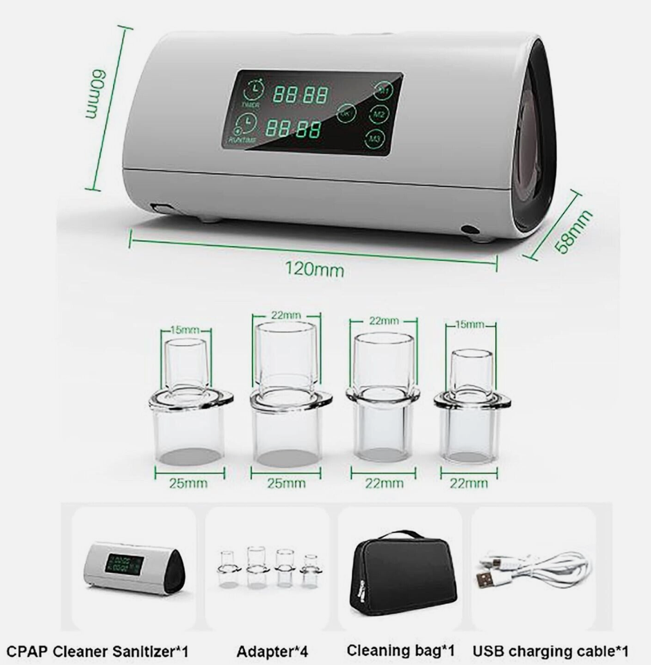 Cpap Sanitizer Cleaner Professional CPAP Machine Sterilizer Cleaning ...