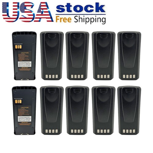 10x 2600mAh Li-ion Battery PMNN4080 For CP185 CP1200 EP350 CP476 CP1600 ...
