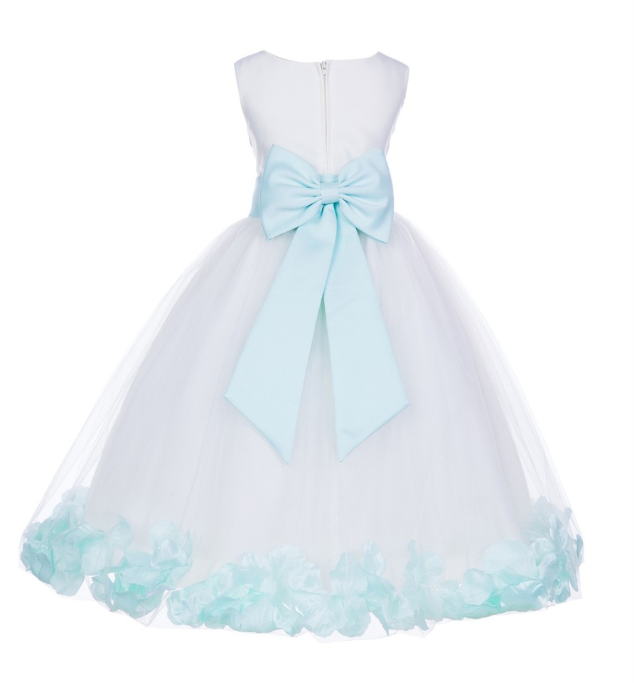 Wedding Flower Girl Dress Birthday Girl Dresses Gradation Pageant Rose ...