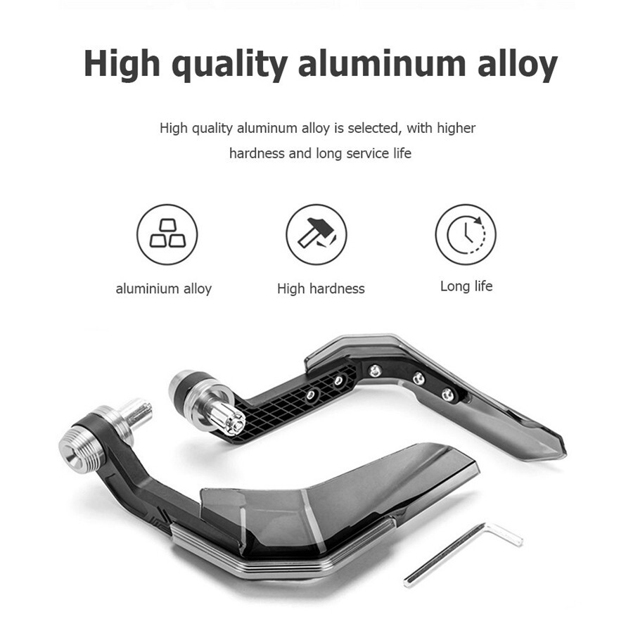 2Pcs Motorcycle Hand Guard Protector Accessories Aluminum Alloy ...